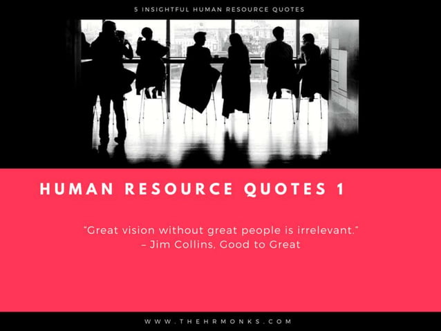 5 insightful human resource quotes | PPT