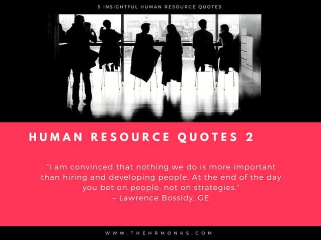 5 insightful human resource quotes | PPT