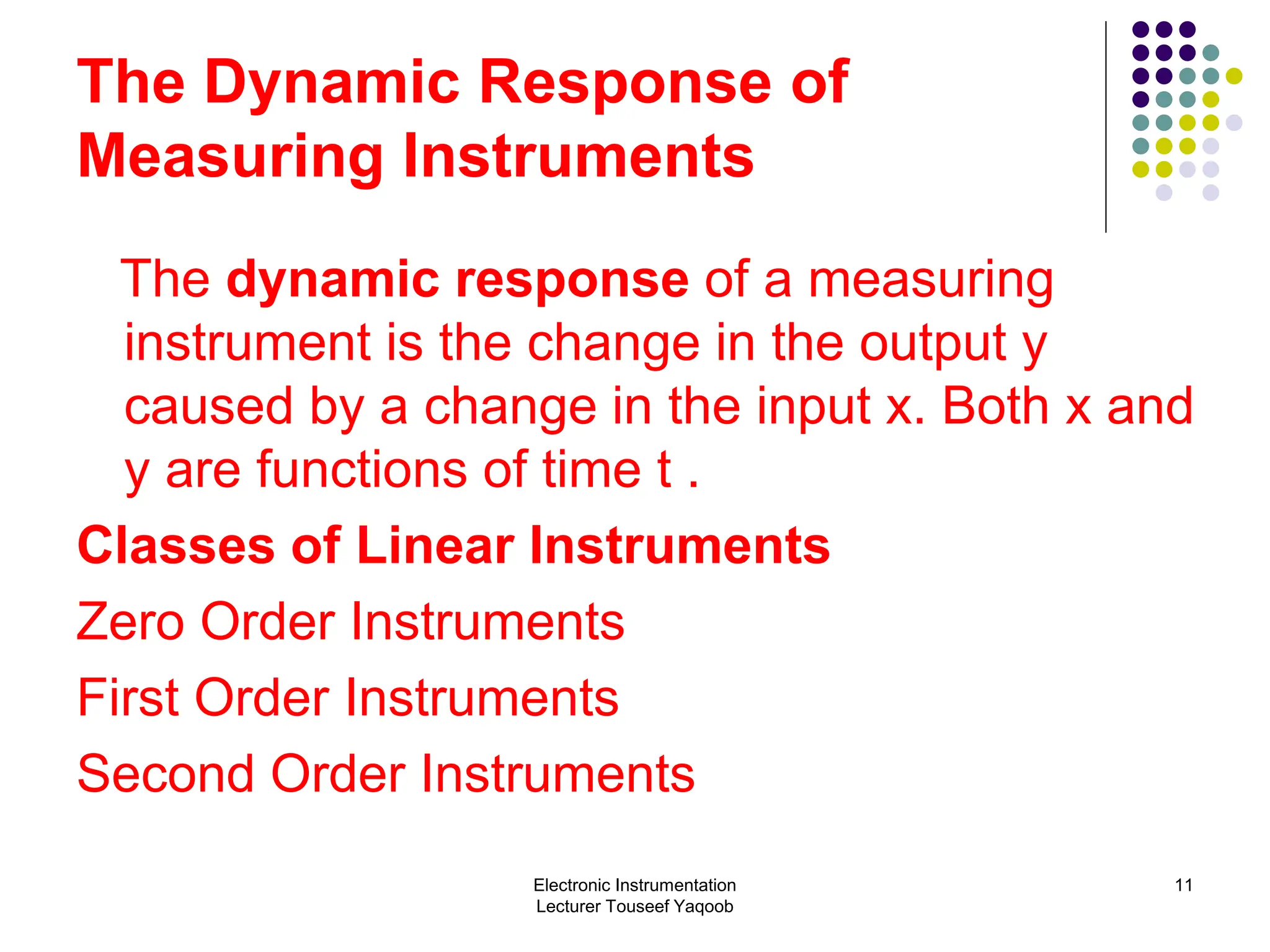 Instrument Classification : Active & Passive Instrument | PPT