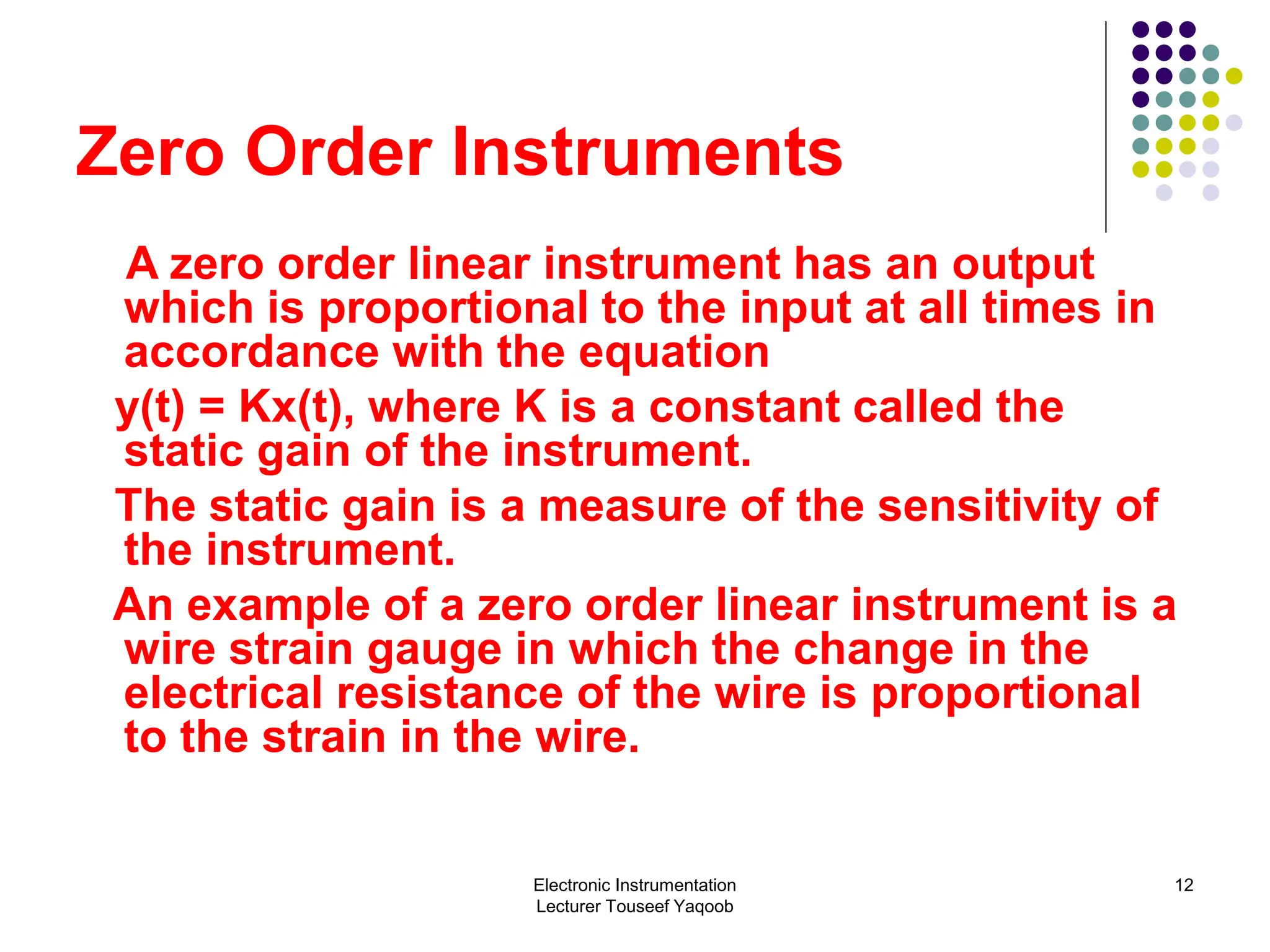 Instrument Classification : Active & Passive Instrument | PPT