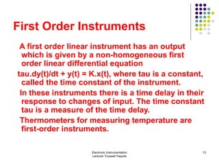 Instrument Classification : Active & Passive Instrument | PPT