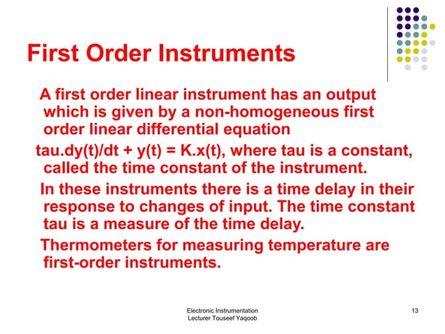 Instrument Classification : Active & Passive Instrument | PPT