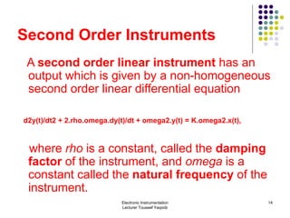 Instrument Classification : Active & Passive Instrument | PPT