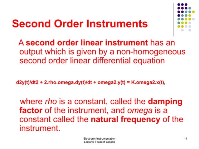 Instrument Classification : Active & Passive Instrument | PPT
