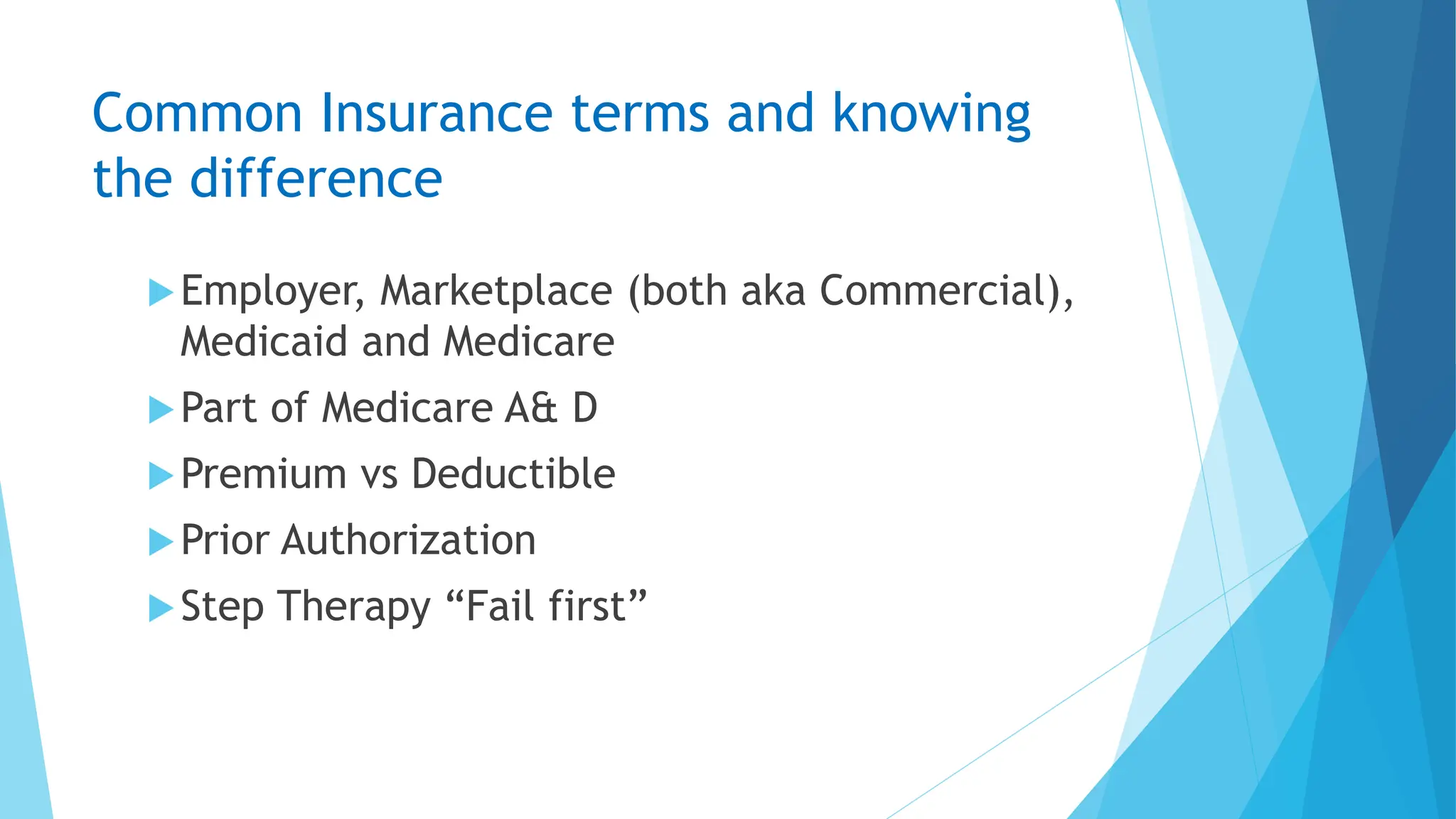 Insurance and Patient Assistance | PPTX