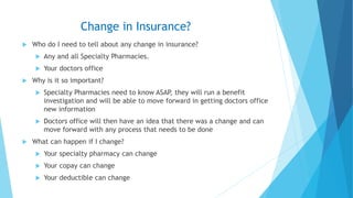 Insurance and Patient Assistance | PPTX