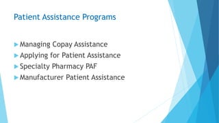 Insurance and Patient Assistance | PPTX