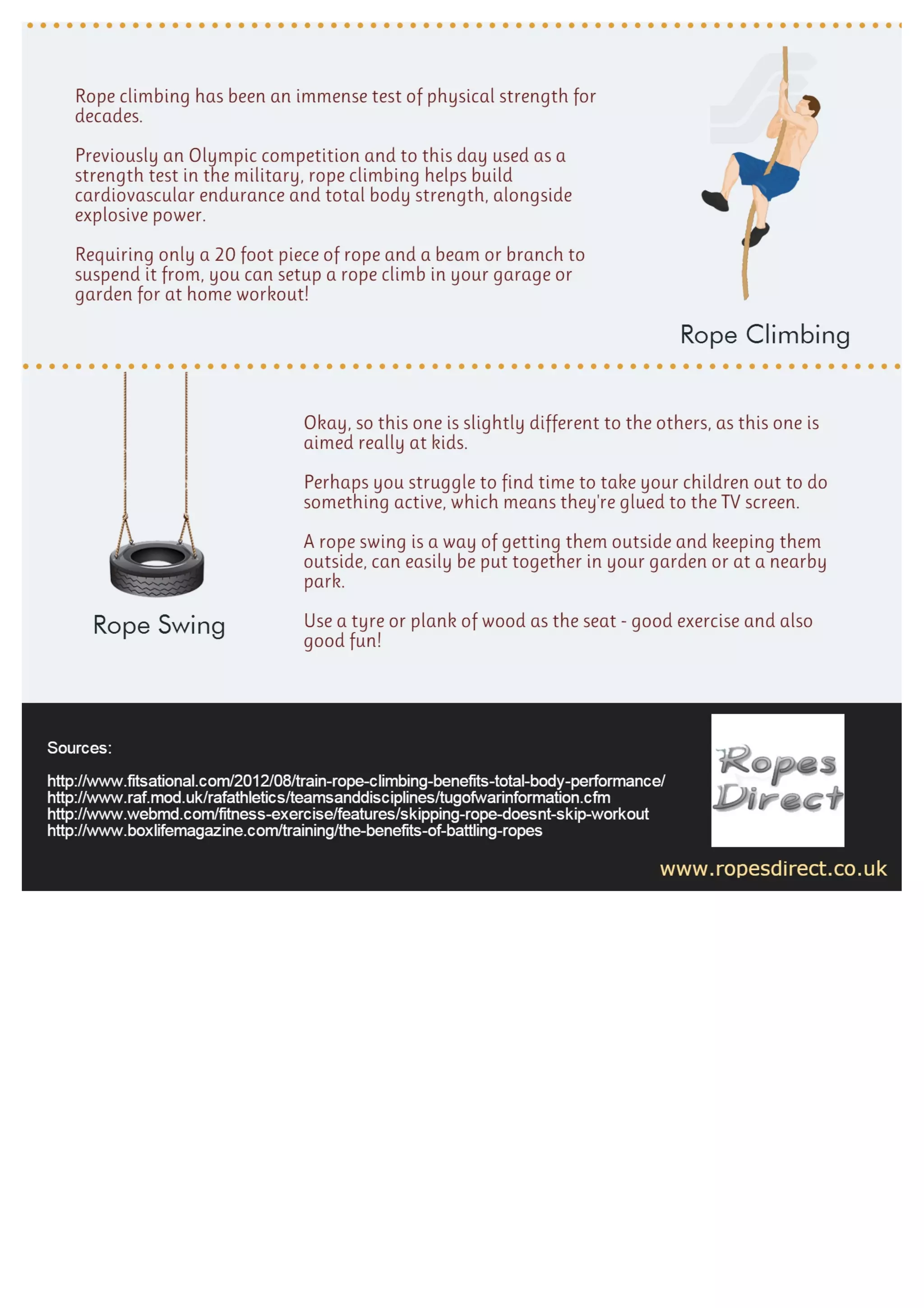 5 Fun Exercises Using Rope | PDF