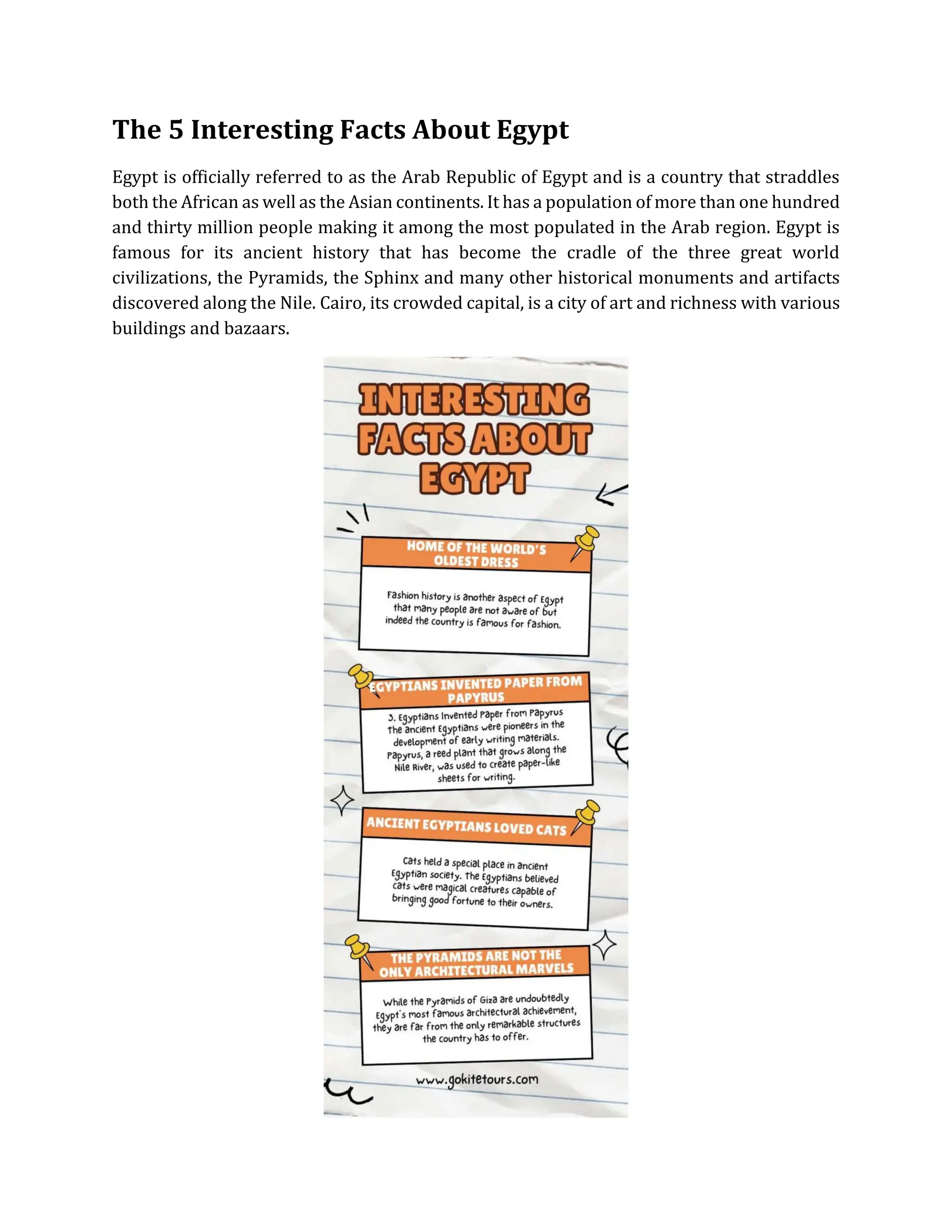 The Five Interesting Facts About Egypt.pdf