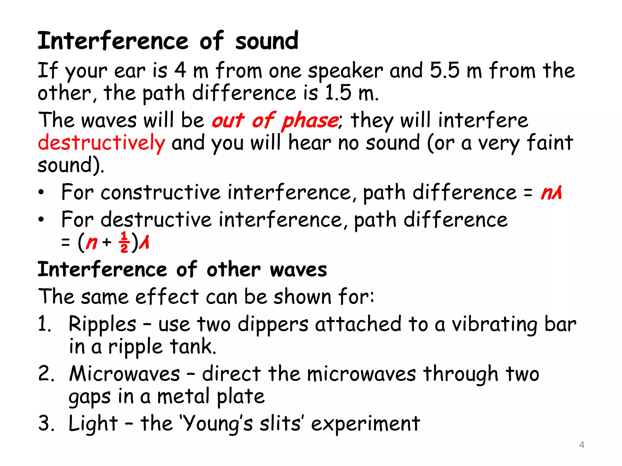 5 interference and diffraction | PPTX