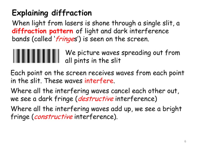 5 interference and diffraction | PPTX