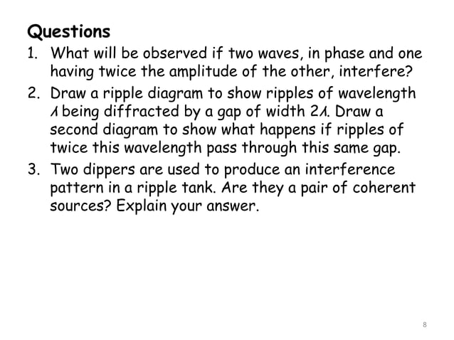 5 interference and diffraction | PPTX
