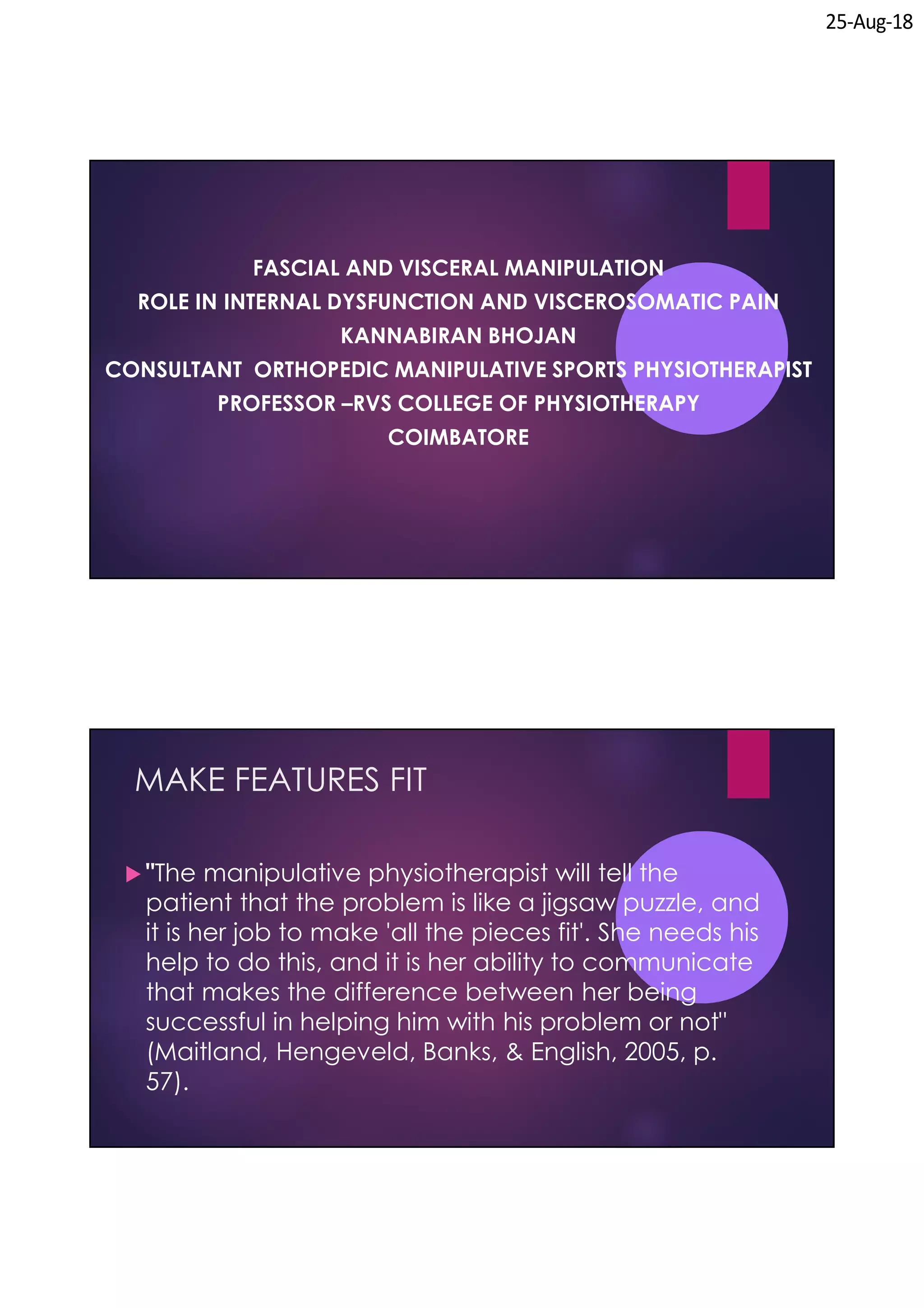 5 internal dysfunctions | PDF