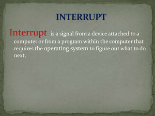 Interrupts | PPTX