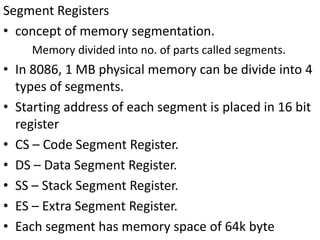 Introduction to 8086 microprocessor | PPT