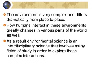 intro to environmental science | PPTX