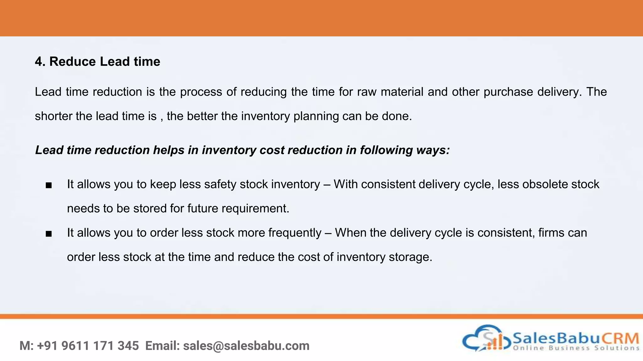 5 inventory reduction strategies for a more profitable business | PPTX