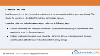 5 inventory reduction strategies for a more profitable business | PPTX