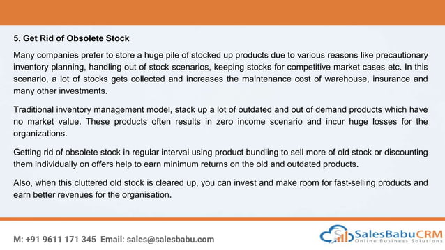 5 inventory reduction strategies for a more profitable business | PPTX ...