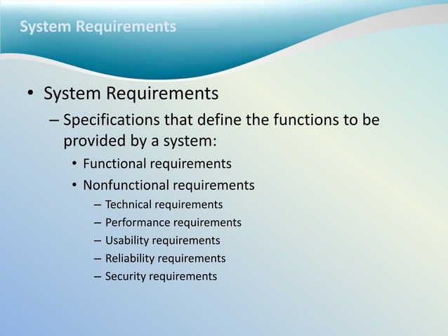 5 investigating system requirements | PPTX