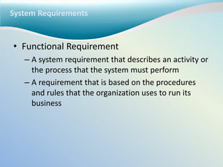 5 investigating system requirements | PPTX