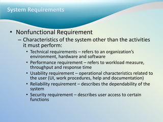 5 investigating system requirements | PPTX