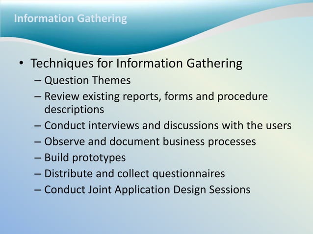 5 investigating system requirements | PPTX