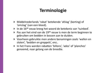 Rabattenbossen. Geschiedenis, behoud en beheer | PPT