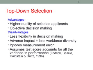 5 io employee selection | PPT | Standardized Testing | Educational ...