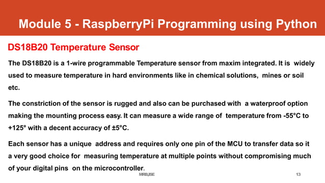 5 IOT MODULE 5 RaspberryPi Programming using Python.pdf