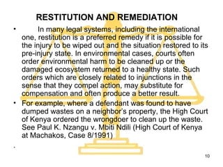 Role of judiciary in environment cases | PPT