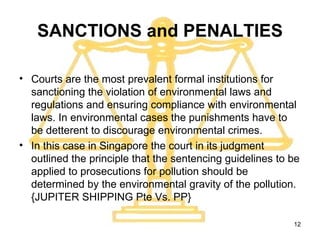 Role of judiciary in environment cases | PPT