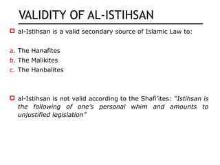 5 istihsan | PPT
