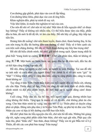 5 điều tu luyện của sinh mạng | PDF