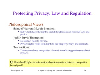 Privacy and personal information | PPT
