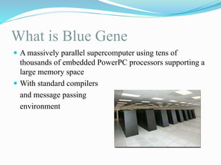 blue gene ppt | PPTX