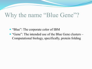 blue gene ppt | PPTX