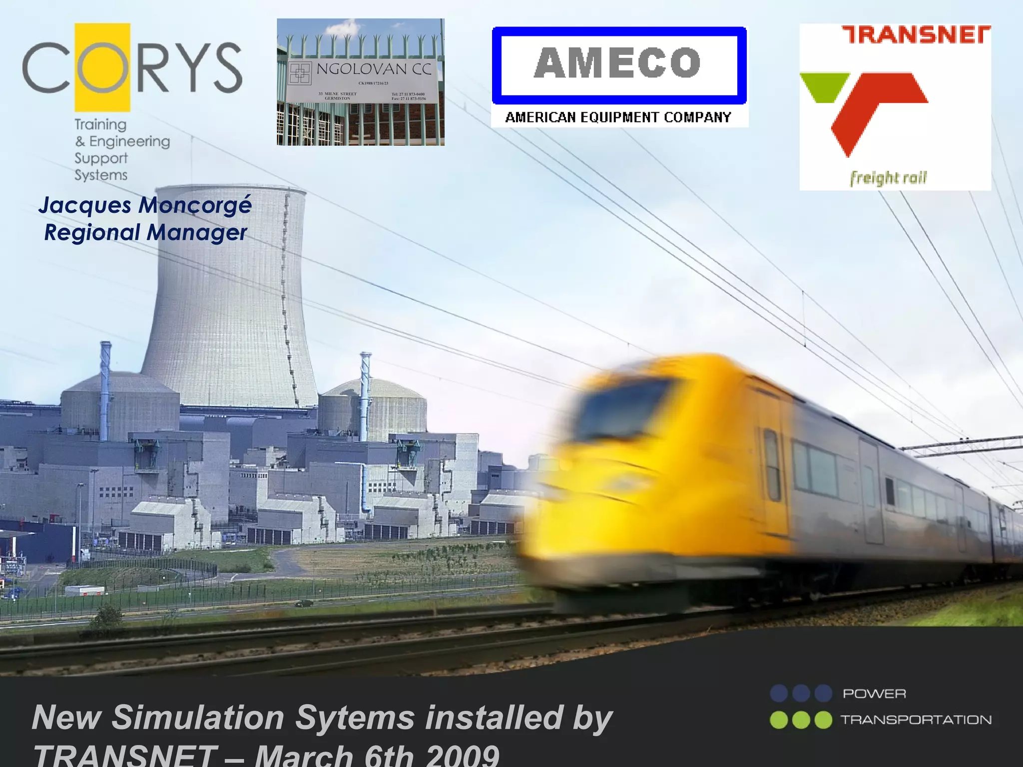 New Simulation Systems installed by Transnet | PPT