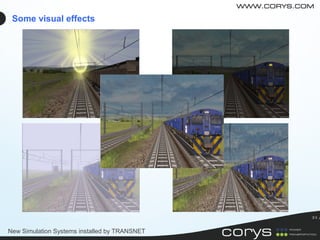 New Simulation Systems installed by Transnet | PPT