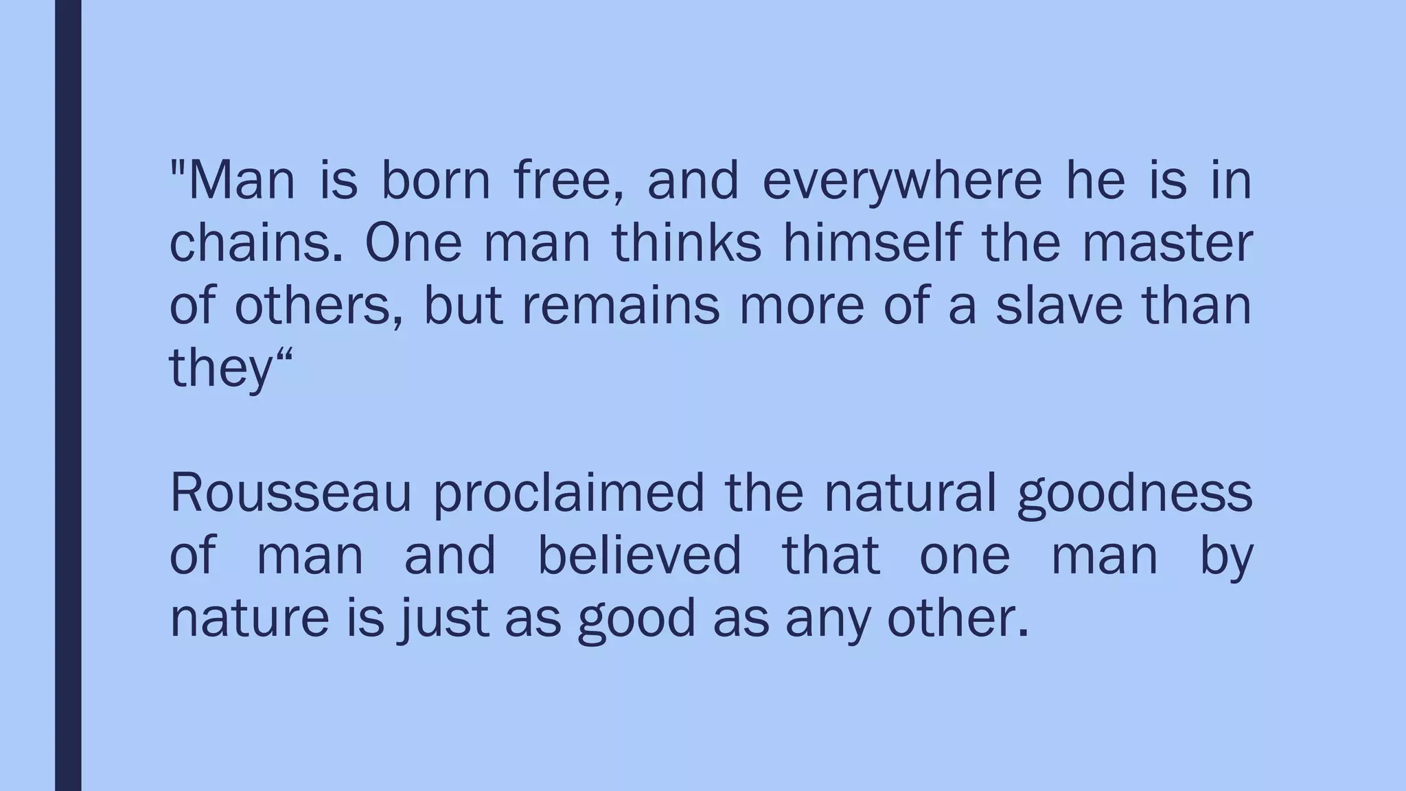 Jean Jacques Rousseau’s | PPT