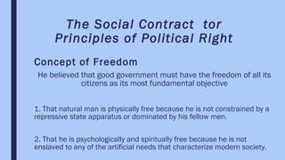 Jean Jacques Rousseau’s | PPT