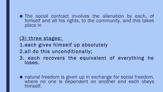 Jean Jacques Rousseau’s | PPT