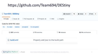 Using Java to build robots with high schoolers | PPT