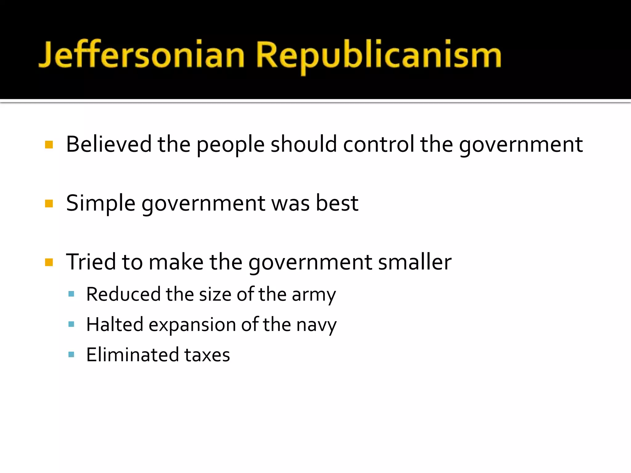 Jeffersonian Era | PPTX