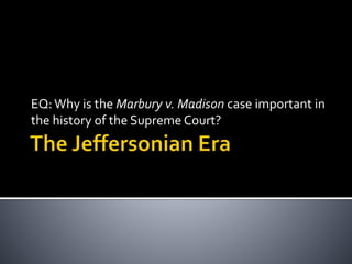 Jeffersonian Era | PPTX
