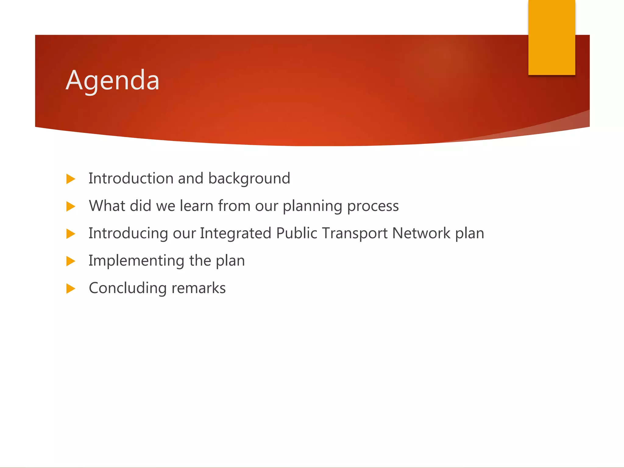 Moving from Bus Rapid Transit to Integrated Public Transport | PPT
