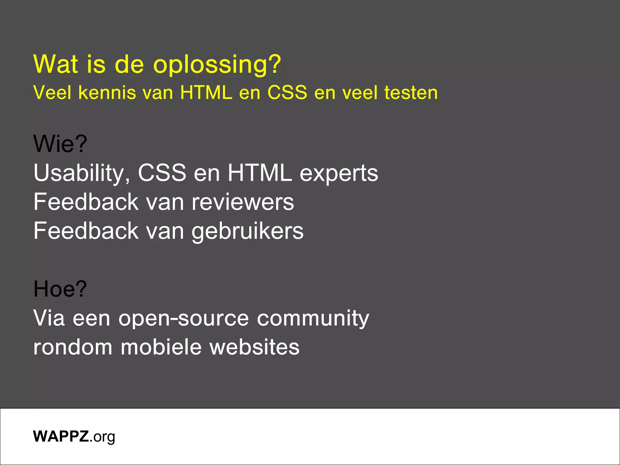 Joost van der Schee - Mobiel | PPT