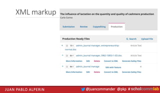Juan Pablo Alperin - PKP, OJS y XML: ABC XYZ | PPTX