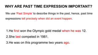 Year 5 slides teaching about simple past verbs rule and example | PPTX