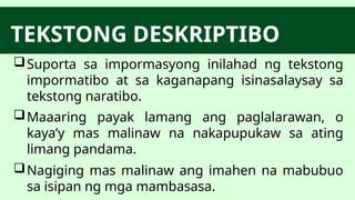 Comprehensive Guide to Descriptive Texts and Figurative Language in ...